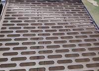 China Metallic Architectural Decorative PVDF Perforated Metal Facades Powder Coating for sale