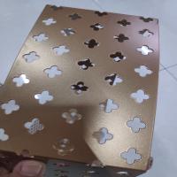 China Bronze Color Honeycomb Perforated Sheet Metal For Architecture for sale
