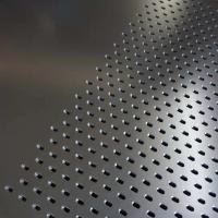 China 0.7mm 1mm 2mm Aluminium Galvanized Stainless Steel Perforated Metal Customized Hole Design for sale