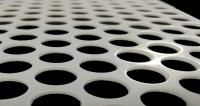 China White PVC Perforated Mesh Panel 0.3-10mm for Food Industry for sale