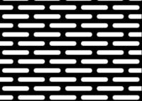China Vibrating Aluminum Slotted Hole Perforated Metal Mesh 1-10mm Thickness Decorative for sale
