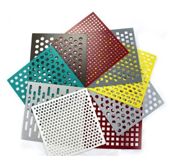 China Architectural PVDF Size 1500*2500mm Perforated Metal Mesh Sheet for sale