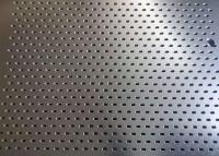 China Round Hole Decorative Aluminium Perforated Metal Cladding Powder Coated for sale