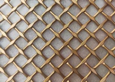 China Stainless Steel 304 Lock Crimped Metal Mesh for Architectural Decoration for sale