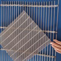 China Stainless Steel Crimped Woven Decorative Mesh Curtain Wall Metal Mesh for sale