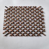 China Stainless Steel Decorative Woven Metal Wire Mesh Panel Curtain For Architectural for sale