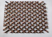 China Burnished 316 Architectural Metal Mesh Woven Metal Mesh Fabric SGS CE for sale