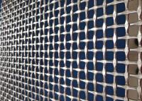 China Burnished 316 Architectural Metal Mesh Woven Metal Mesh Fabric SGS CE for sale