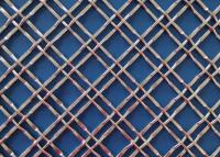 China Burnished 316 Architectural Metal Mesh Woven Metal Mesh Fabric SGS CE for sale