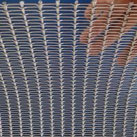 China Stainless Steel Crimped Woven Decorative Mesh Curtain Wall Metal Mesh for sale