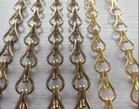 China 0.8*2m 0.9*1.8m Architectural Metal Mesh 1060 3003 Aluminium Chain Link Fly Curtain for sale