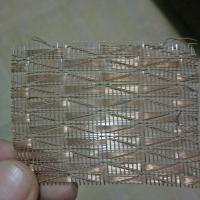 China Decorative Metal Crimped Flat Wire Screen Mesh For Cabinets for sale