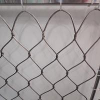 China SS304 7*7 Flexible Cable Wire Mesh Netting For Zoo Fencing for sale