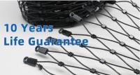 China 1.6mm Zoo Animals Enclosure Stainless Steel 304 316 Fence Wire Rope Cable Mesh for sale