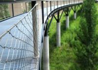 China SS316 Stainless Steel Cable Net for Stair Railings 1-5mm Wire for sale