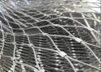 China AISI 316 Stainless Steel Rope Wire Mesh 4x4 Inch for Zoo Enclosures for sale