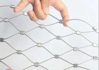 China AISI 316 Stainless Steel Rope Wire Mesh 4x4 Inch for Zoo Enclosures for sale