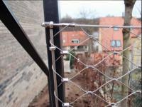 China 304 316 Stainless Steel Rope Mesh for Bridge Railings for sale