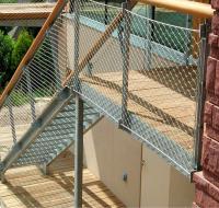 China 304 316 Stainless Steel Rope Mesh for Bridge Railings for sale
