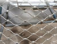 China Aisi304 316 Stair Architecture Stainless Steel Rope Wire Mesh For Balcony Railing for sale