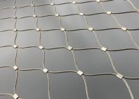 China Customized 2mm 304 Stainless Steel Rope Wire Mesh Aperture 60*104mm for sale