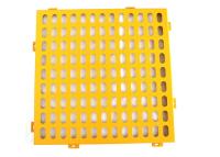 China PVDF Akzonobel Aluminum Cladding Perforated Metal Mesh ISO9002 for sale