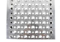 China 3.0mm Galvanized Perforated Metal Mesh 65% Open Rate Dimpled Sheet Gratings for sale