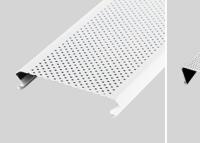 China PVC Coated Aluminum Perforated Ceiling Tiles 3003H24 Suspended for sale