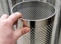 China Velp Cylinder Perforated Metal Mesh Galvanized Anodized Perforated Filter Tube for sale