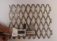 China 40*80mm 34*80mm Rhombus Expanded Metal Mesh Balustrades 4x8 Expanded Steel Sheet for sale