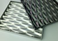 China Gold Aluminum Expanded Mesh Cladding 3.5mm 4.0mm With Frame for sale