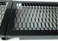 China Gold Aluminum Expanded Mesh Cladding 3.5mm 4.0mm With Frame for sale