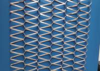China Stainless Steel Crimped Woven Decorative Mesh Curtain Wall Metal Mesh for sale