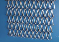 China SS304 Sprial Weave Metal Conveyor Belt Mesh 12mm 36.5mm Spiral Pitch for sale
