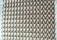 China SS304 Sprial Weave Metal Conveyor Belt Mesh 12mm 36.5mm Spiral Pitch for sale