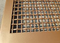 China Velp Antique Brass Architectural Metal Mesh SS316 Crimped Wire Mesh for sale