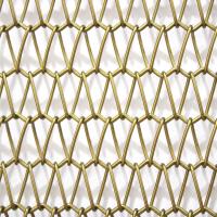 China Stainless Steel Metal Mesh Screen Room Divider Decorative Woven Mesh for sale