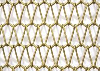 China Fireproof 4mm Architectural Wire Mesh Stainless Steel Decorative Woven Metal for sale