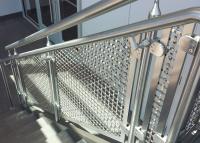 China 30%-60% Open area Architectural Metal Mesh 0.5mm-4.0mm Wire Mesh Stair Railing for sale