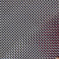 China Stainless Steel Bronze Architectural Mesh Round Flat Wire Intersect for sale