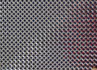 China 1.8kg/Sqm-12kg/Sqm Architectural Metal Mesh Fabric For Ceilings PVDF Powder Coating for sale
