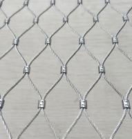 China Customized 2mm 304 Stainless Steel Rope Wire Mesh Aperture 60*104mm for sale