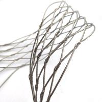 China 3mm Stainless Steel Rope Mesh 7x7 Weave for Zoo Airport Fencing for sale