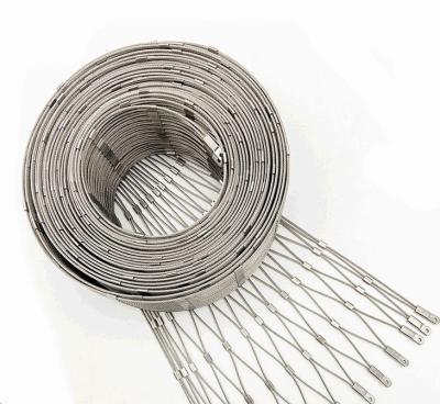 China Stainless Steel 304/316 Rope Mesh Balustrade 7x19 2.5mm for sale