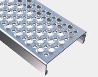 China Anti-Slip Perf O Grip Strut Safety Grating Panel 1.5-6mm for sale