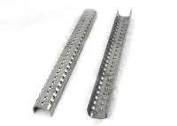 China Galvanized Steel Slip Resistant Ladder Rung Covers 13-14 Gauge for sale
