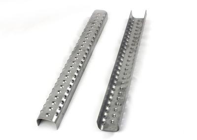 China Galvanized Steel Slip Resistant Ladder Rung Covers 13-14 Gauge for sale