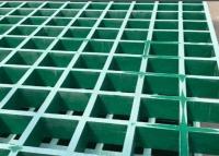 China Yellow Green Fiberglass Solar Rooftop Walkway 1220*3660mm 1220*2440mm FRP Floor Gratings for sale
