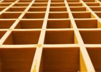 China Yellow Green Fiberglass Solar Rooftop Walkway 1220*3660mm 1220*2440mm FRP Floor Gratings for sale