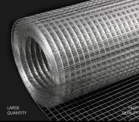 China 1x1in Galvanized Iron Welded Wire Mesh Roll for Construction for sale